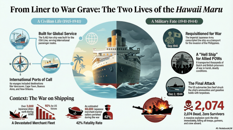 Sea Devil Sinks SS Hawaii Maru – Patrol Reports